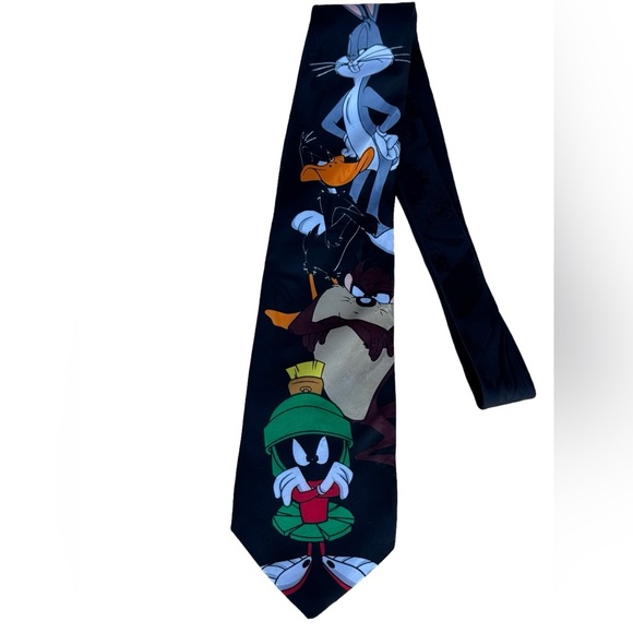 Accessories | Vintage 1995 Looney Tunes Mania Mens Black Character ...